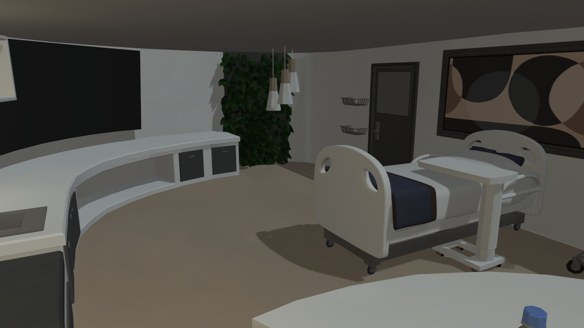 Modern Hospital Scene - 3D model by Mertin [7d42c82] - Sketchfab