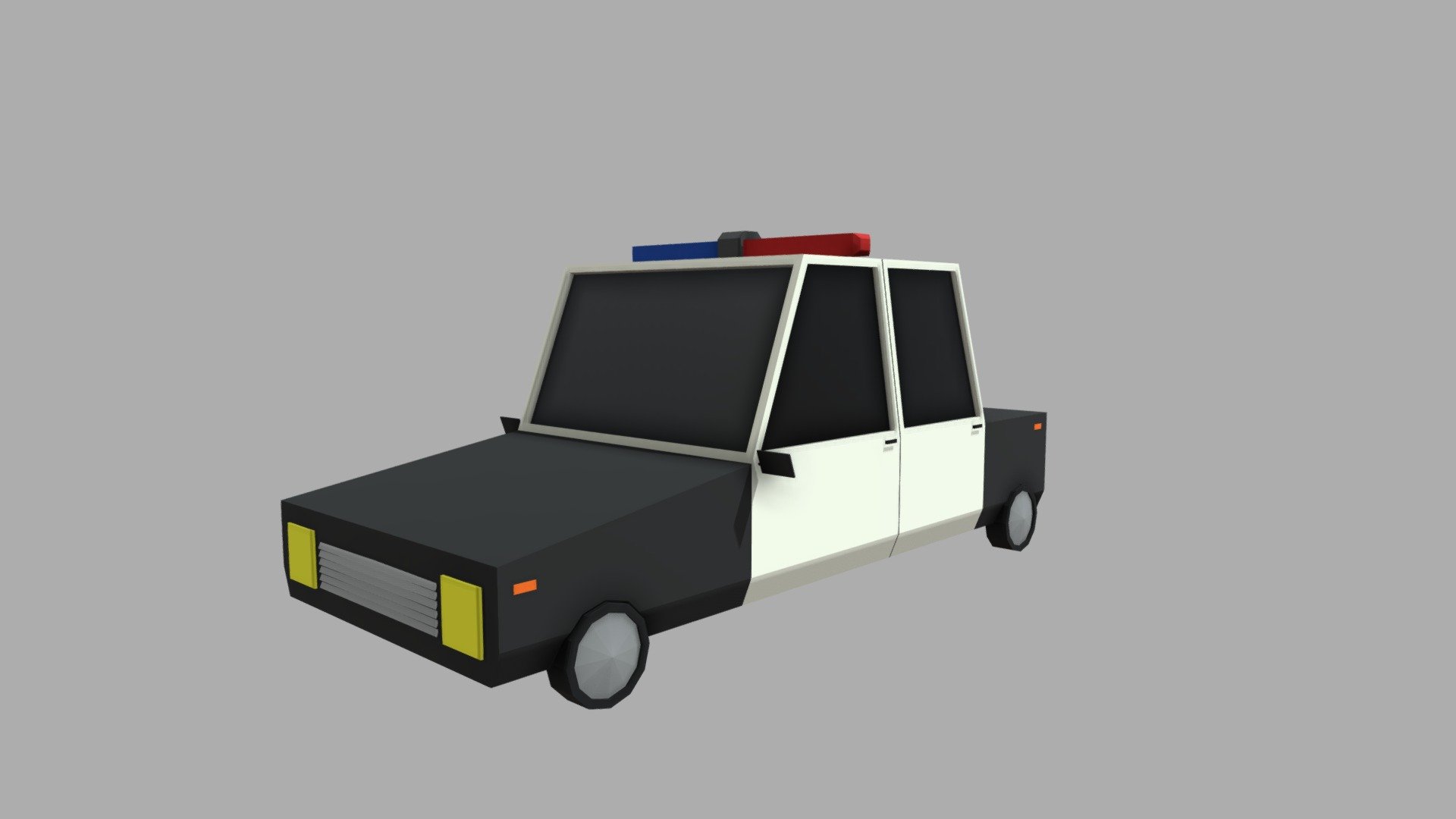 lowpoly Police car - Download Free 3D model by danilo2222255 [7d43e0c ...