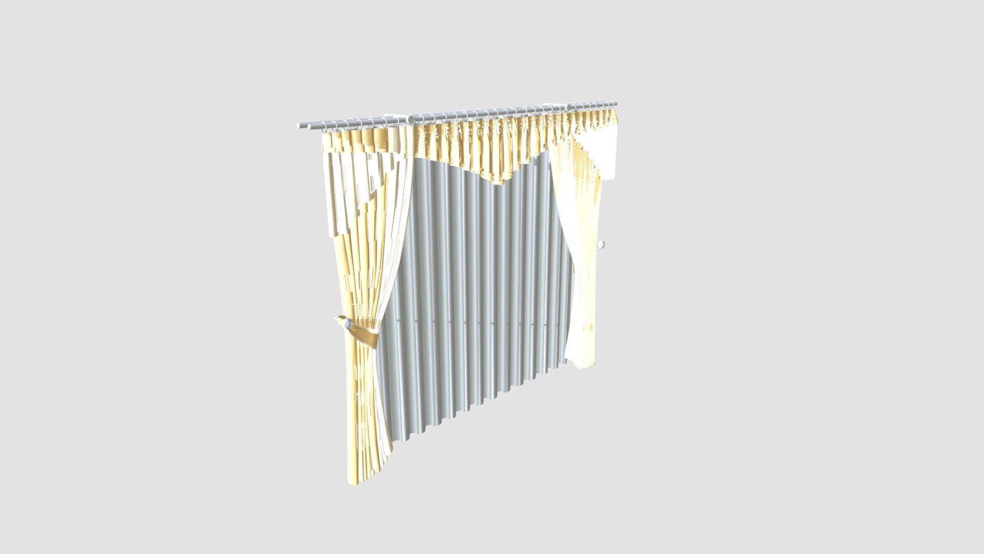 curtain - Buy Royalty Free 3D model by Evermotion [7d449c7] - Sketchfab ...