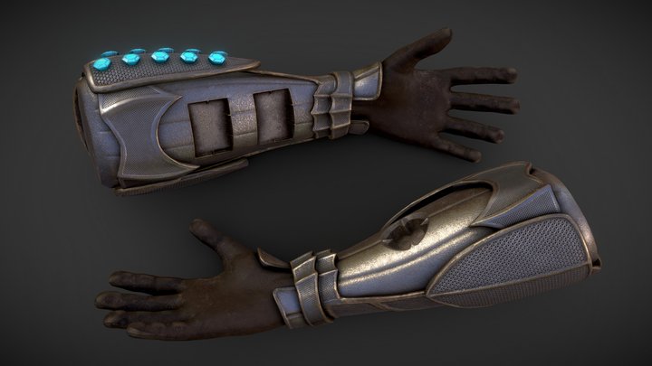 Gauntlets 3D models - Sketchfab