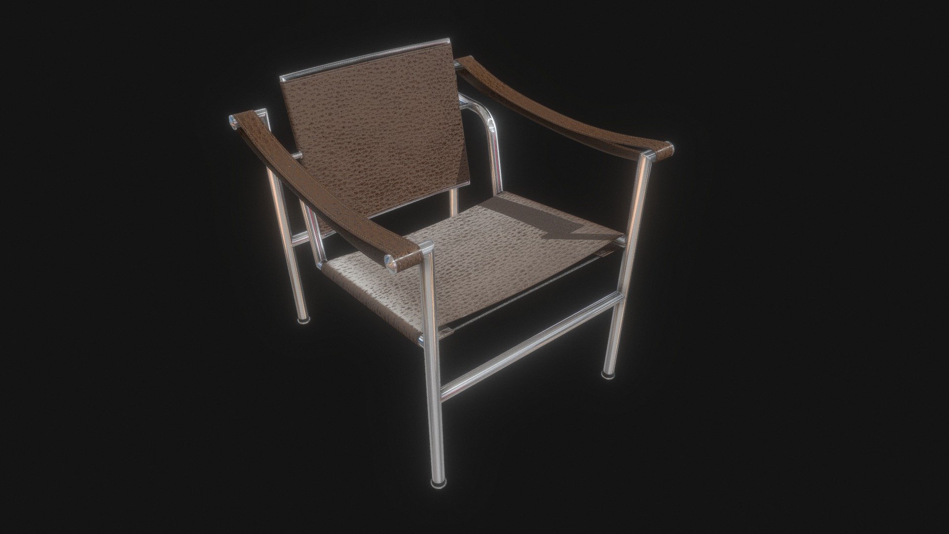 Le Corbusier LC1 Armchair - 3D model by obleco [7d452ee] - Sketchfab