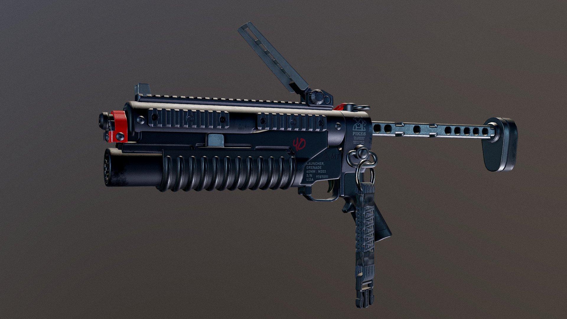 Grenade Launcher - Download Free 3D model by Euan Mitchell (@tigg ...