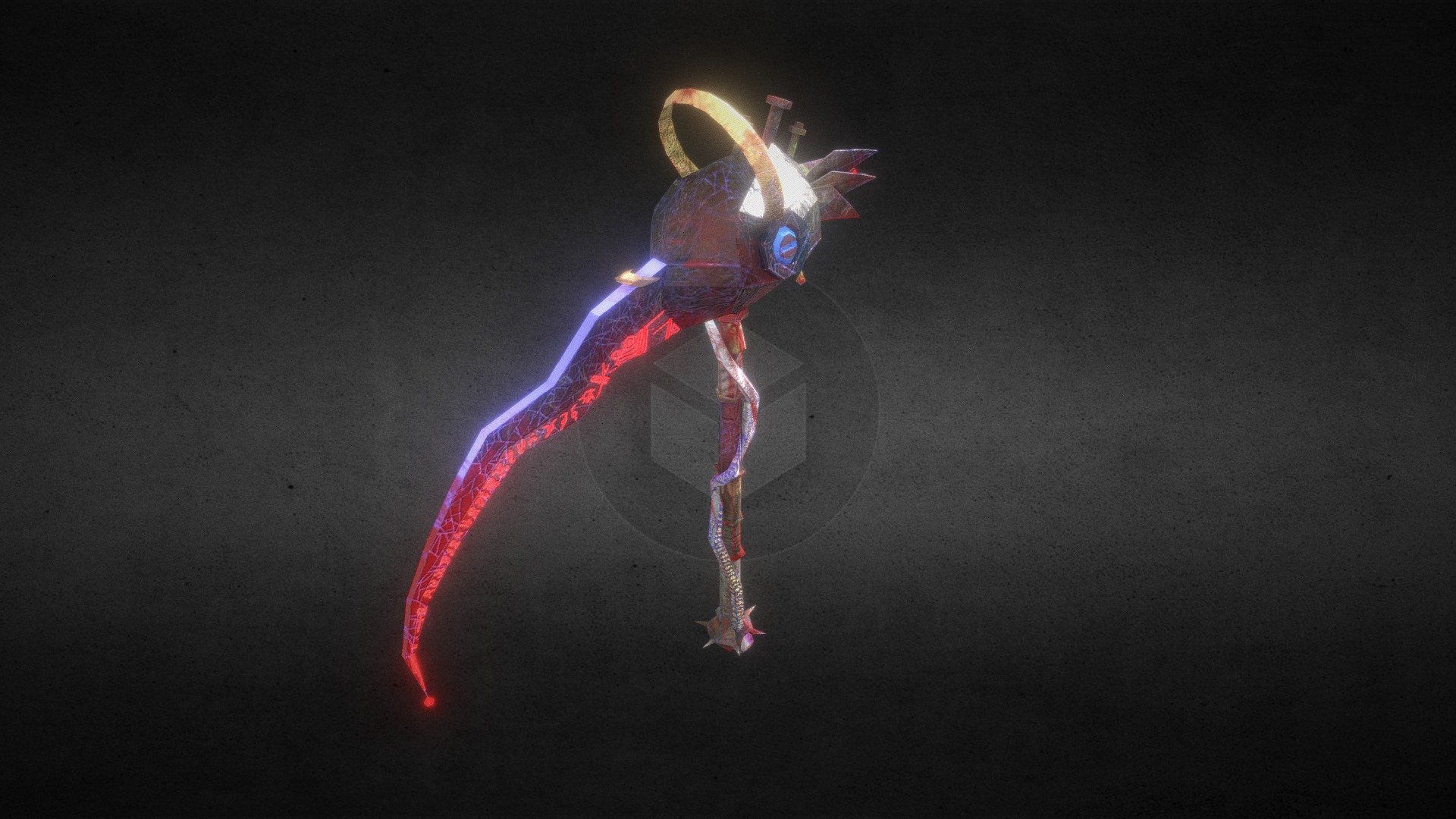 Raven Stylised Scythe - Download Free 3D model by Bored -_- (@bored ...