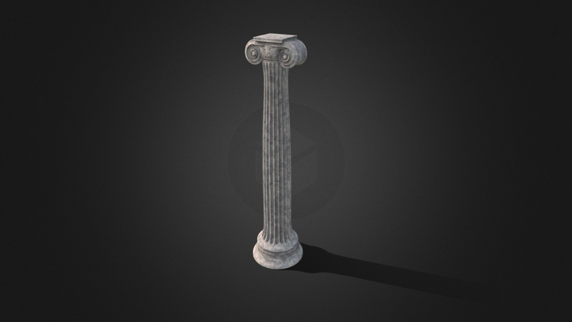 Elegant Ionic Column - Buy Royalty Free 3D model by Samuel F. Johanns (Oneironauticus ...