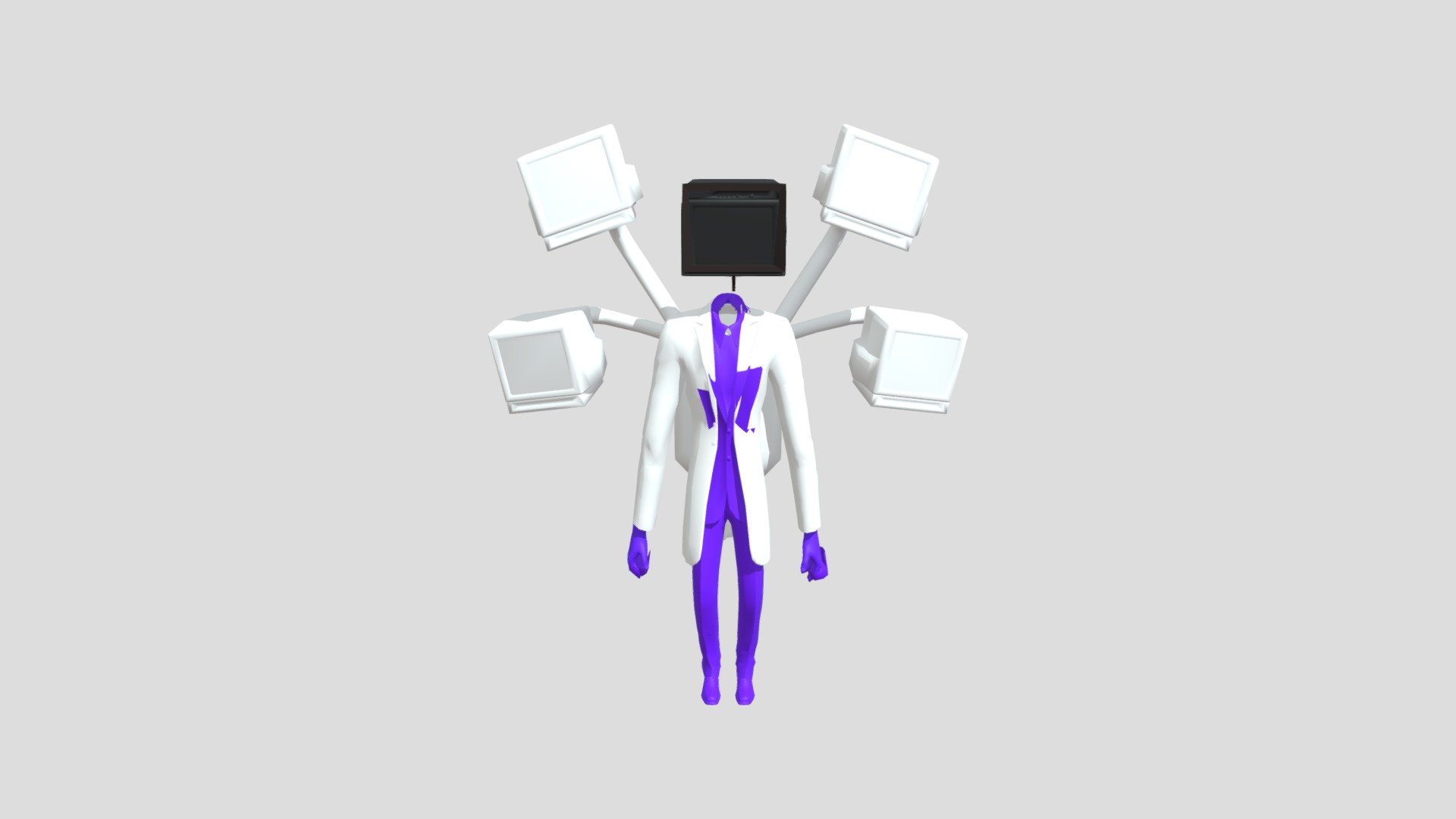 Elite Large Tv Man - 3D model by King_vordus [7d474a6] - Sketchfab