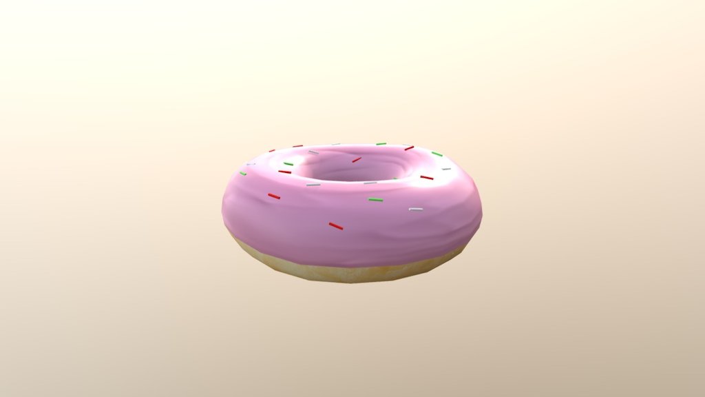 Doughnut-v2.0 - 3D model by kleppaen95 [7d47743] - Sketchfab