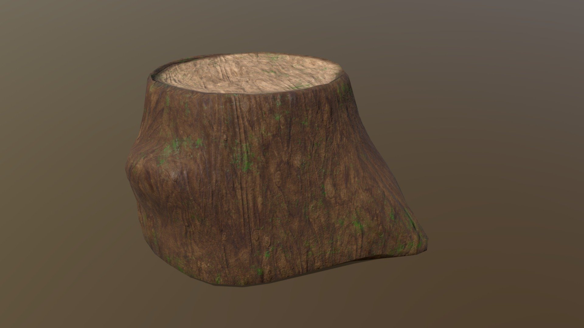 Tree Stump Low Poly - 3D model by Brad_Probst [7d47cb9] - Sketchfab