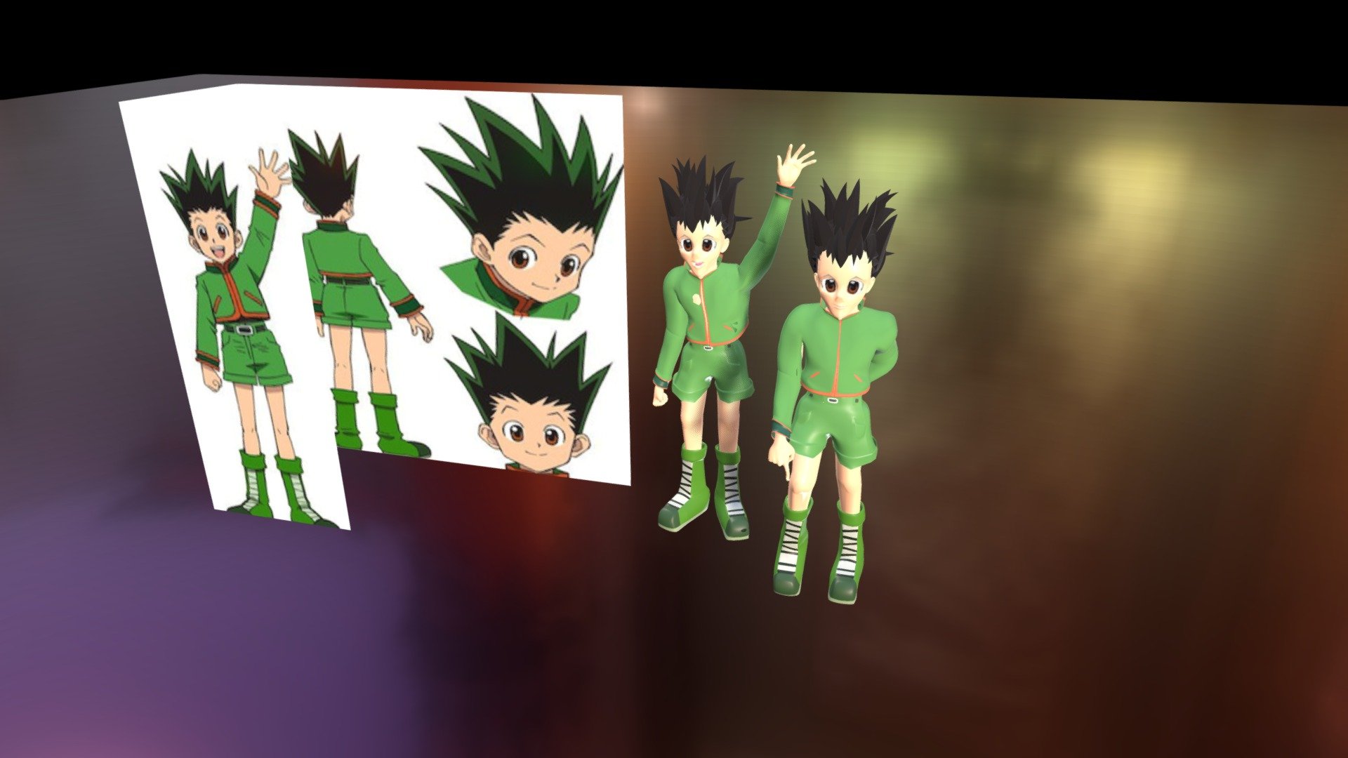 Gon Freecss - 3D model by electorchstrauss [7d48988] - Sketchfab