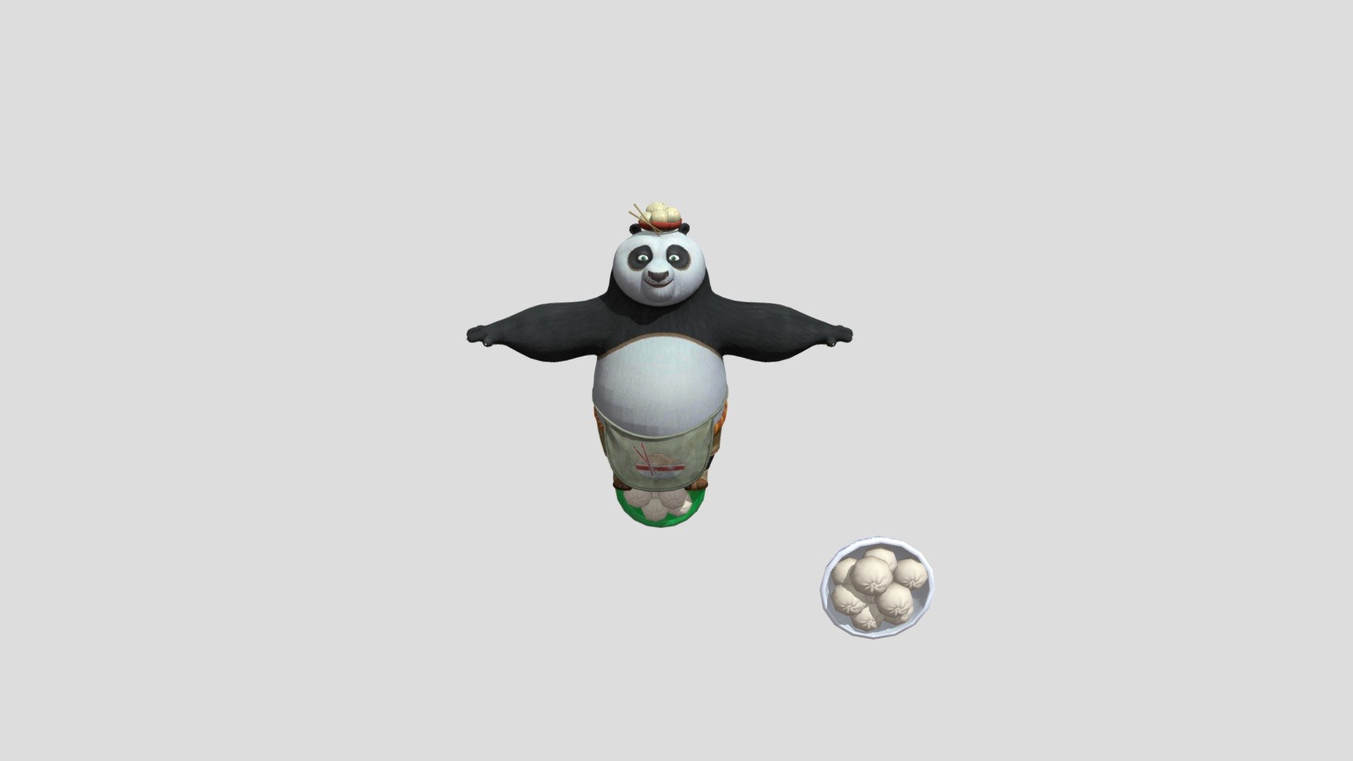Po Assist (Kung Fu Panda Chi Master) - Download Free 3D model by ...