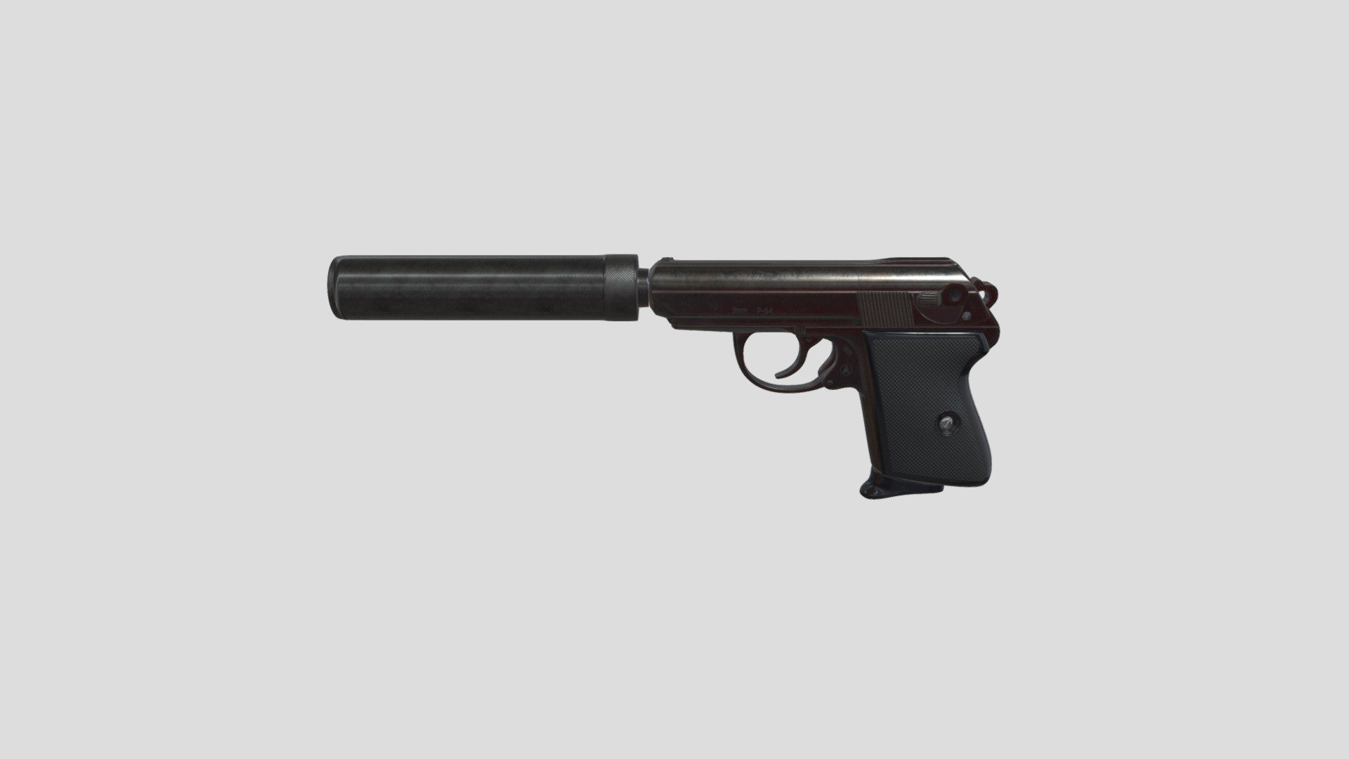 P-64 Gun Pistol - 3D model by storyboat [7d4ccb5] - Sketchfab
