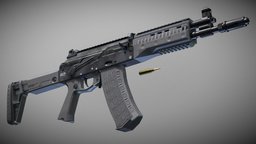 Realistic Ak-47 Rifle - Download Free 3D model by Lucas Hubert (@lucas ...