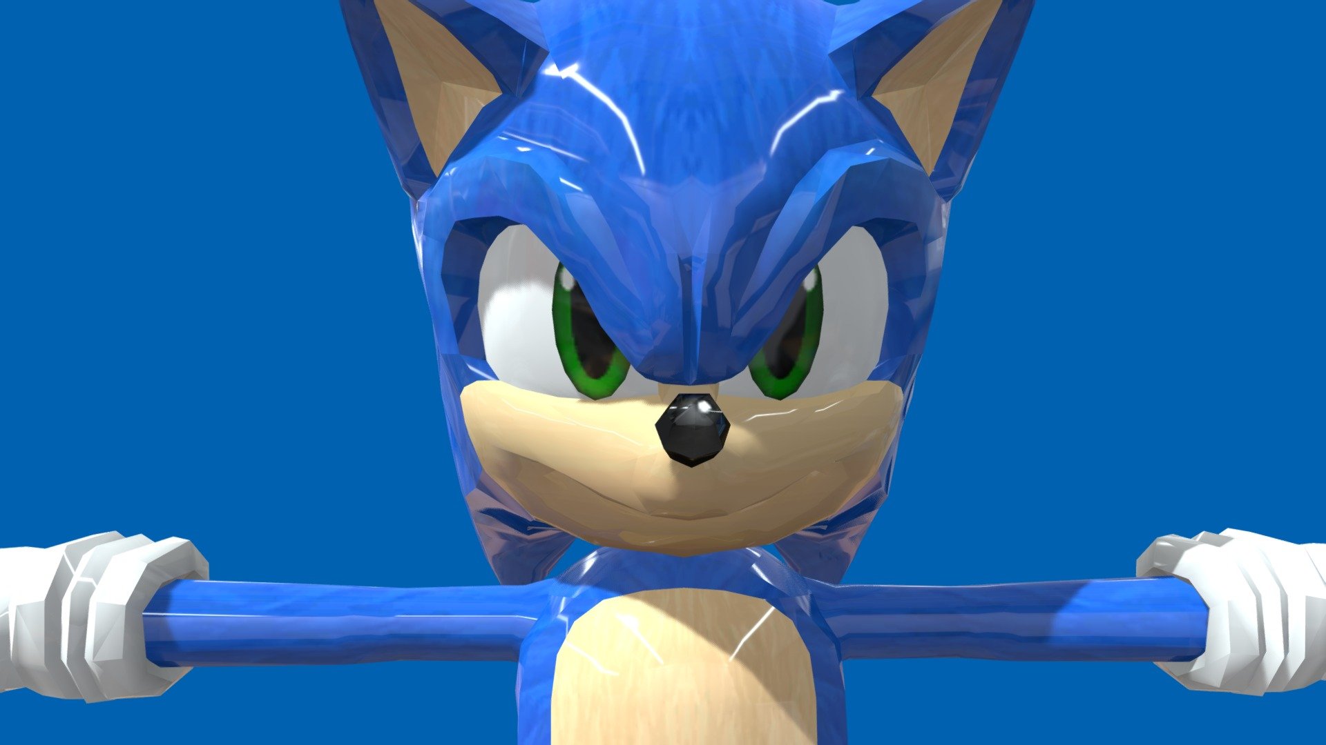 Sonic Movie Design - Download Free 3D model by RockoFoxy [7d4d3b8 ...