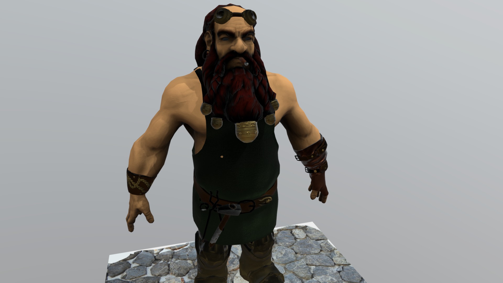 Dwarf - 3D model by Amanda.Thays [7d4ddfe] - Sketchfab