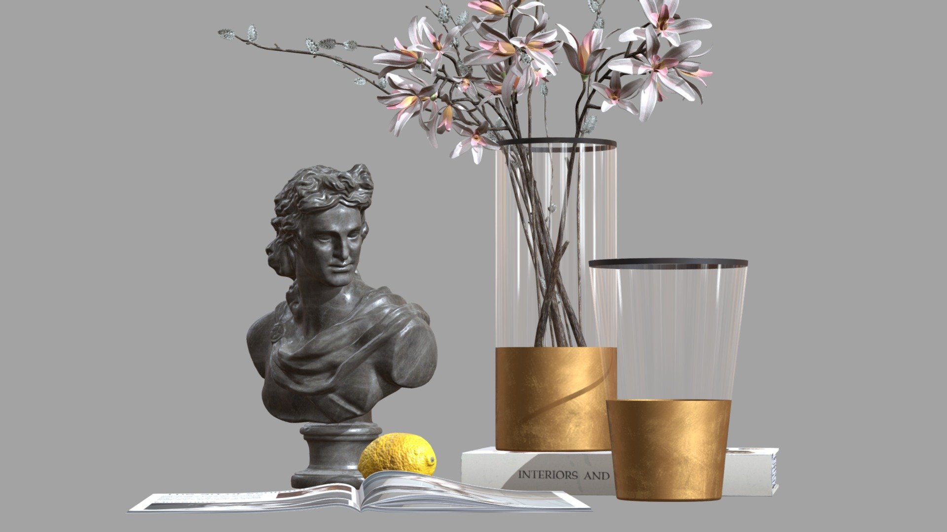 Table Decor With Apollo - Buy Royalty Free 3D model by Saniodesign ...
