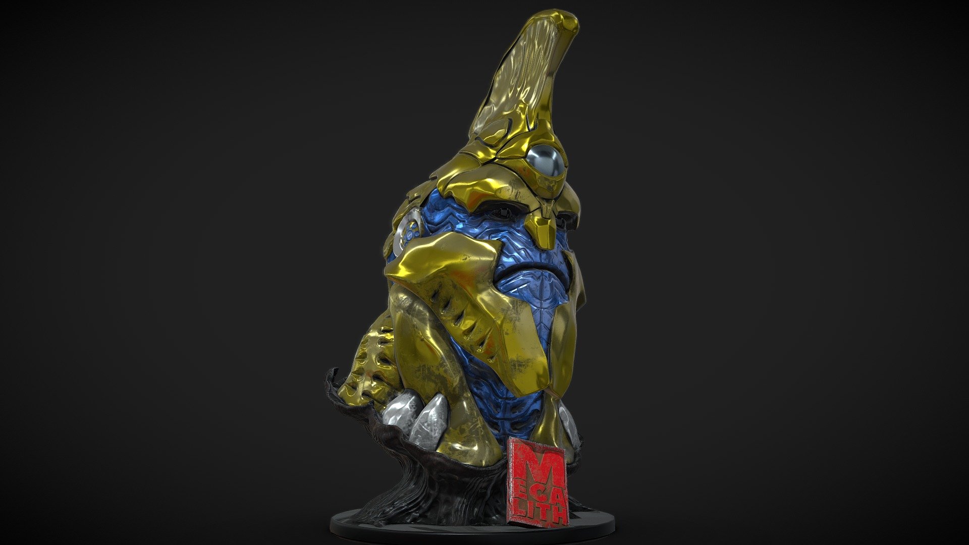 Megalith (Comic) Bust - 3D model by merran [7d4f4b6] - Sketchfab