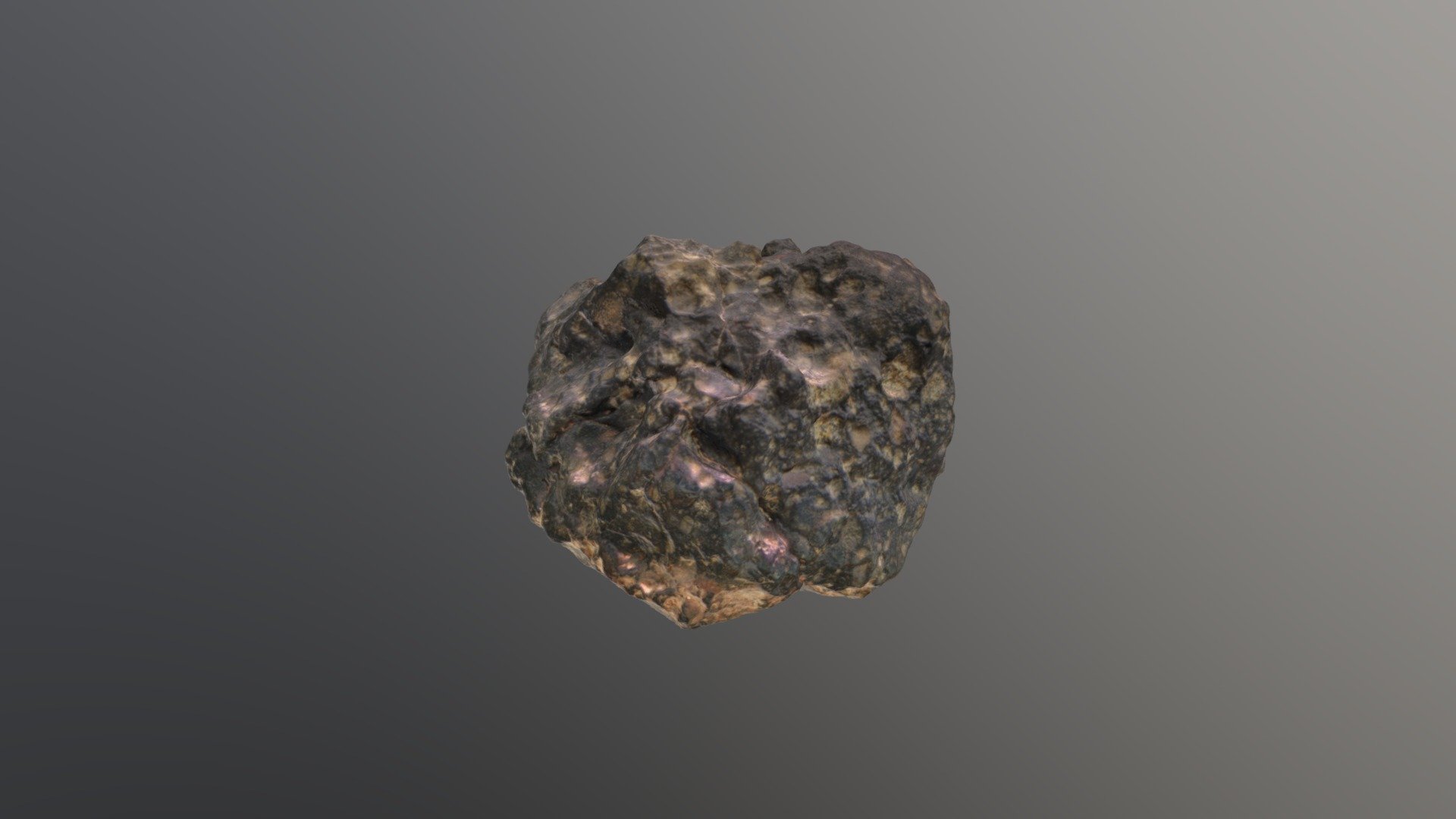 Meteorite - 3D model by alexchristofalos [7d4fc00] - Sketchfab