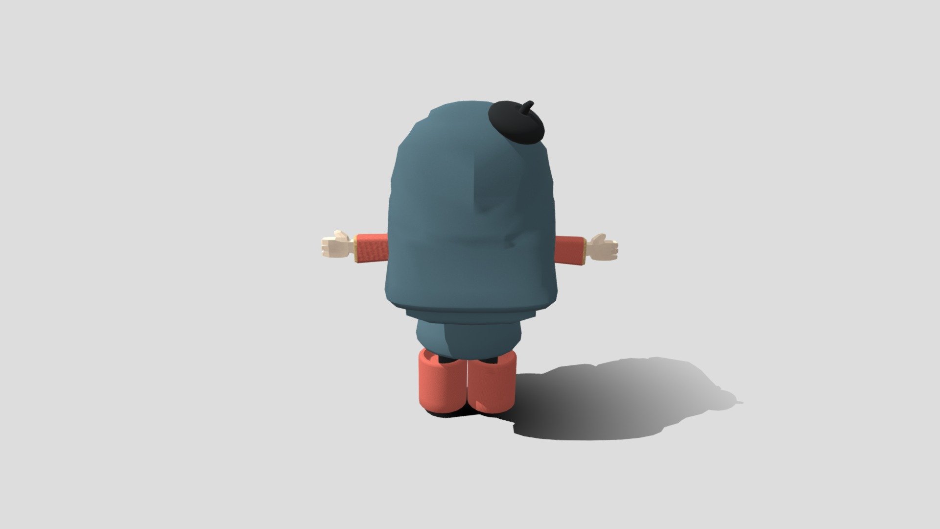 exam folder assignment character Hilda - Download Free 3D model by ...