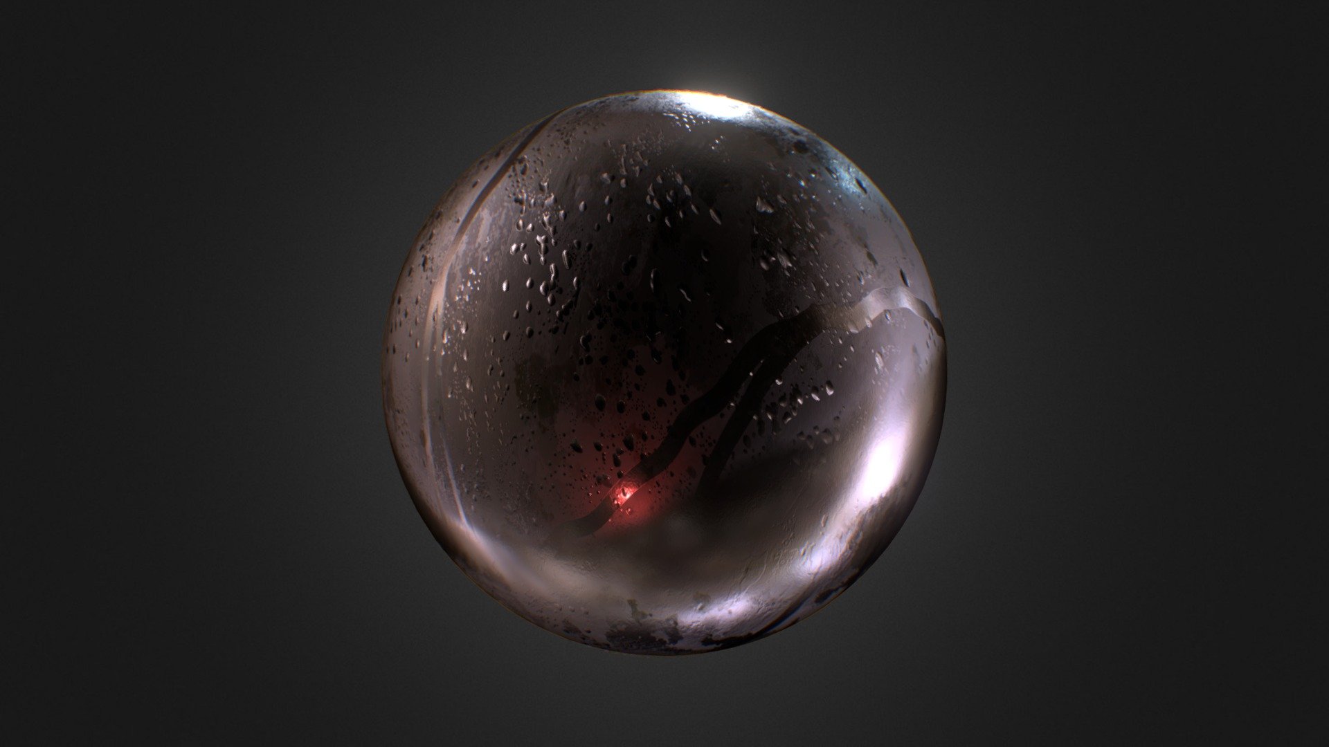 Wet Sphere - 3D model by Trung Cao (@trung23) [7d52a86] - Sketchfab