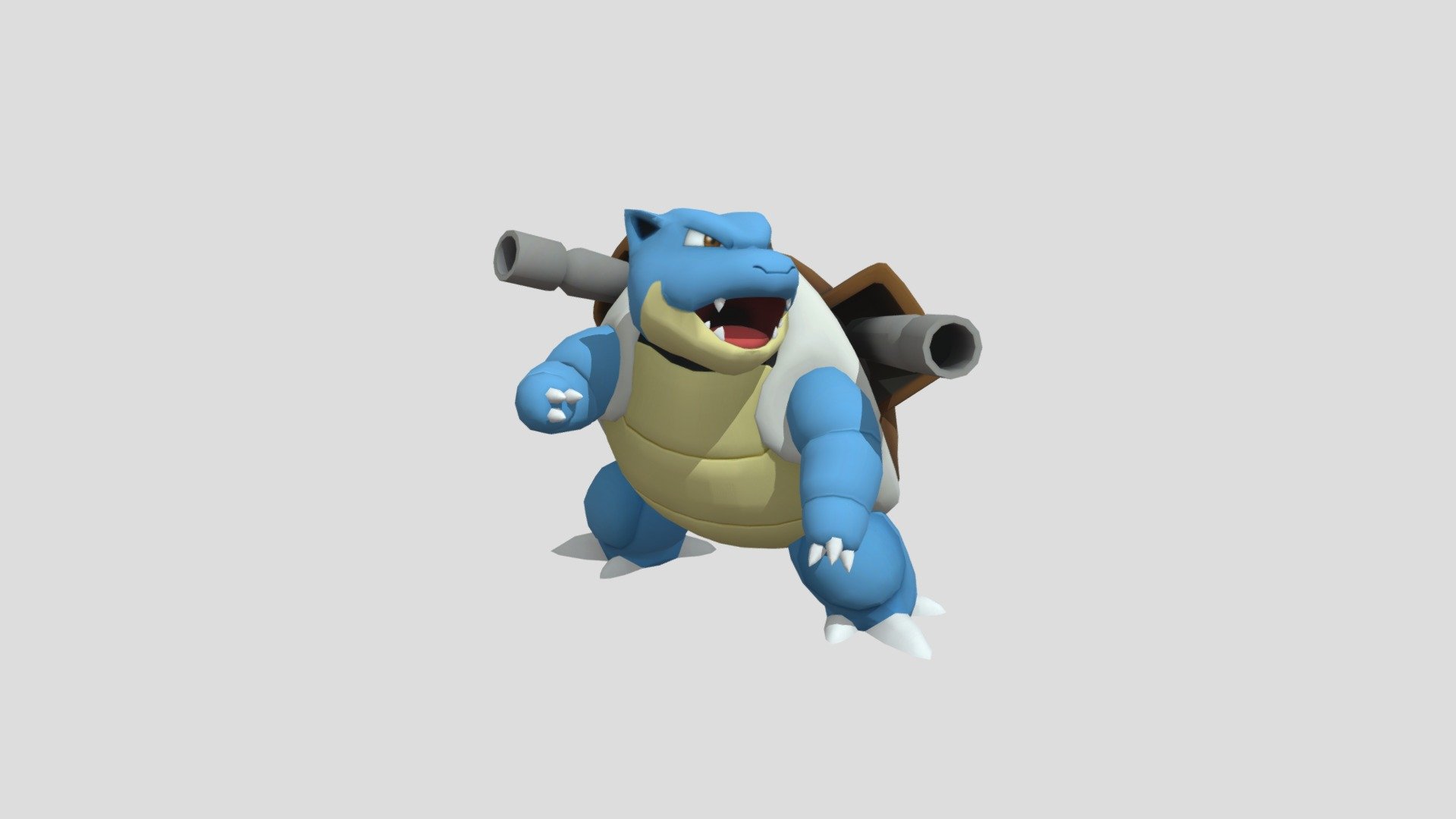 Blastoise - Download Free 3D model by tirrellclark.75 [7d5368e] - Sketchfab