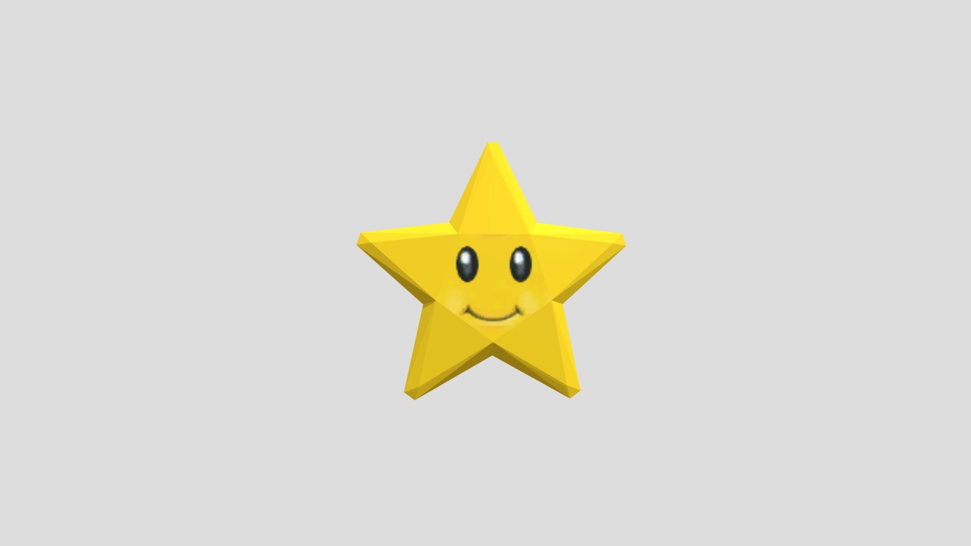 GameCube - Mario Kart Double Dash - Star - Download Free 3D model by ...