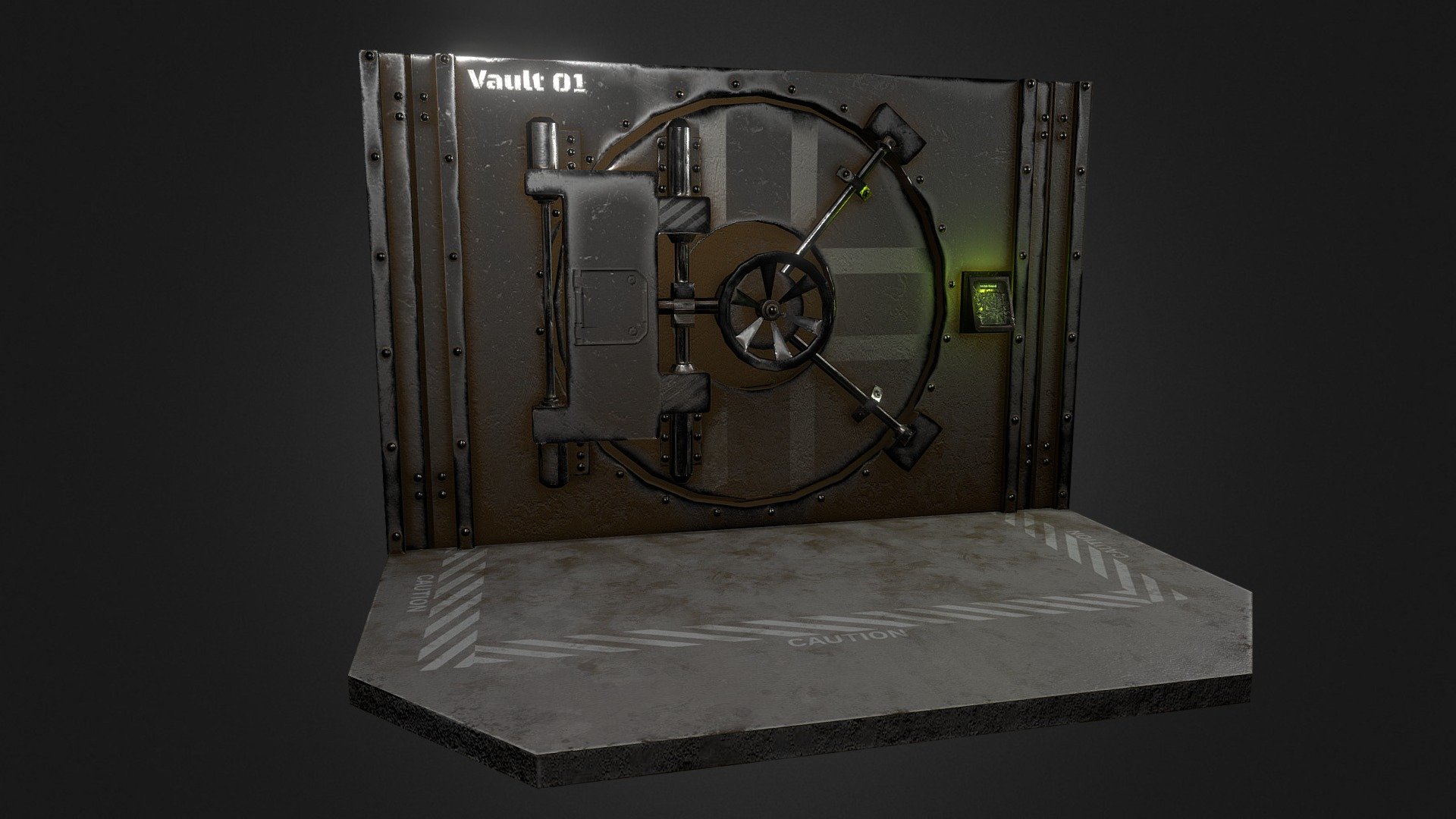 Bank Vault - Download Free 3D model by AJ (@ArneJans) [7d53bf4] - Sketchfab