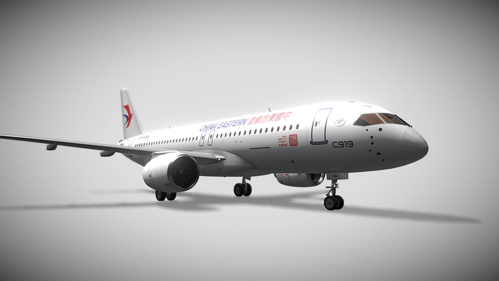 Comac C919-100 - 3D model by AF267 (@jsong.js.us) [7d5559c] - Sketchfab