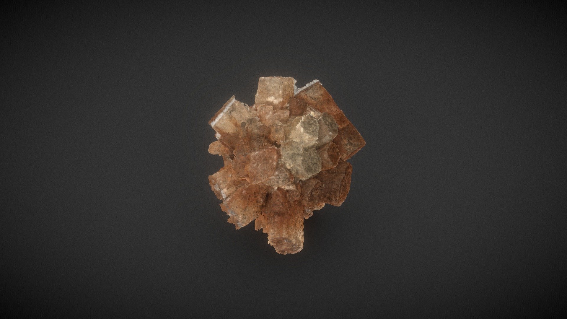 Prismatic aragonite cluster - Download Free 3D model by Carraig Nua ...