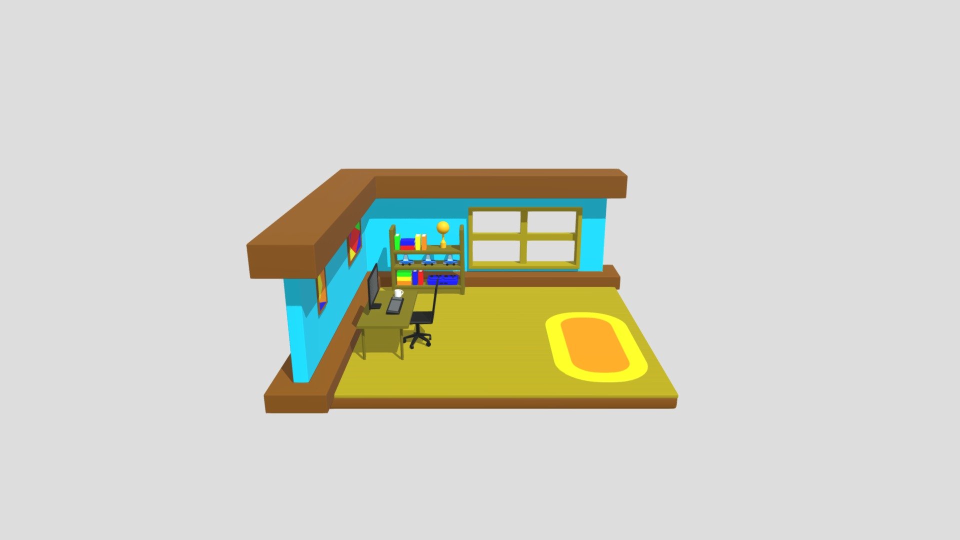 Room - Download Free 3D model by NumSei006007 [7d5ab9d] - Sketchfab