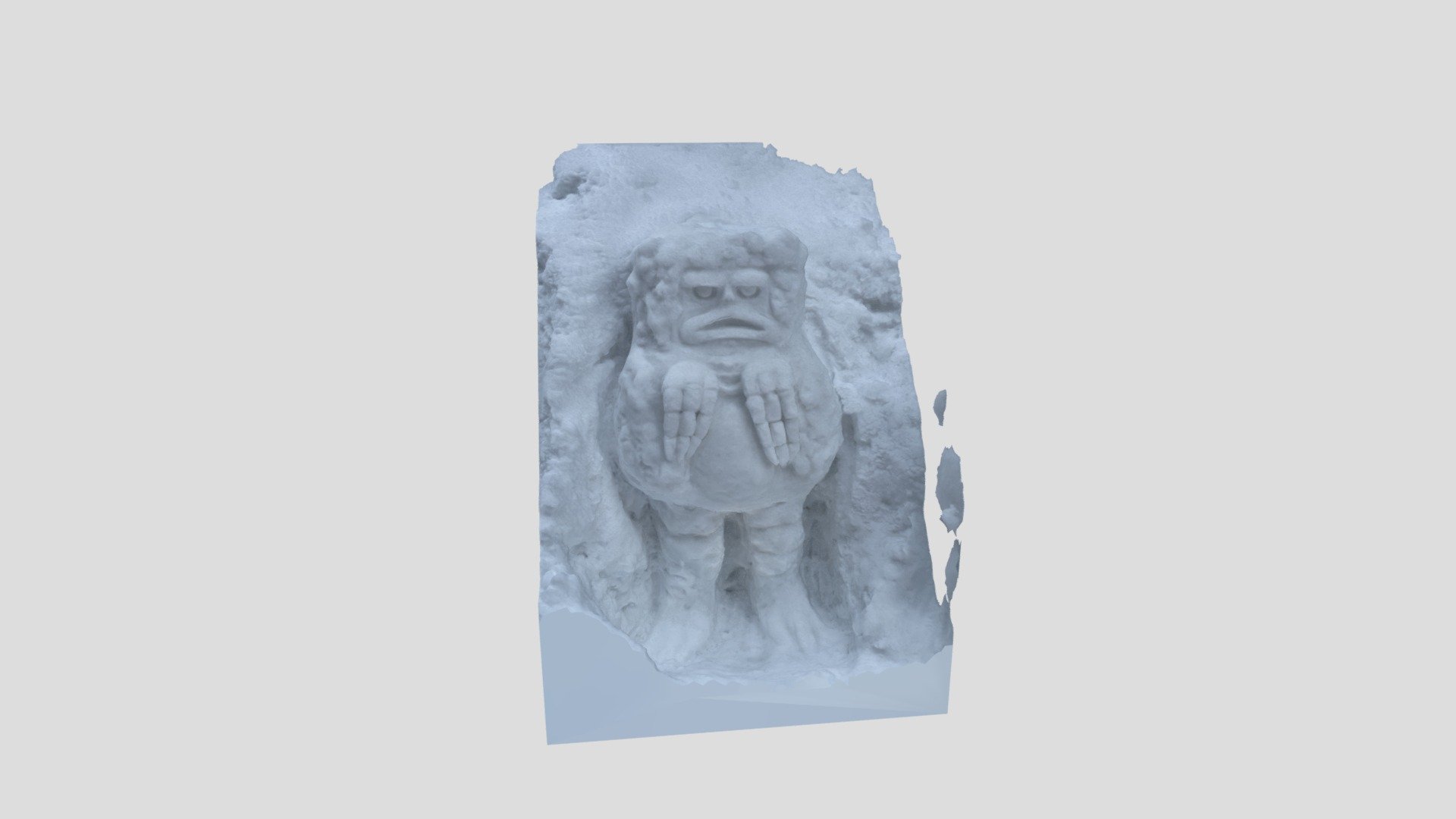 Snow sculpture made by YASU_17LIVE_Pigmon - 3D model by maruinco ...