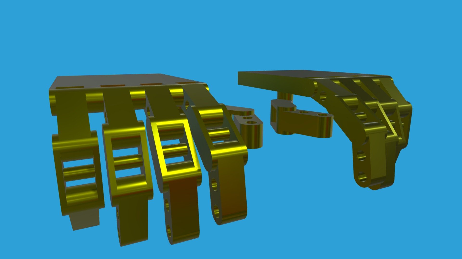 Mechanical Hand set - Download Free 3D model by fasteng [7d5edb2 ...