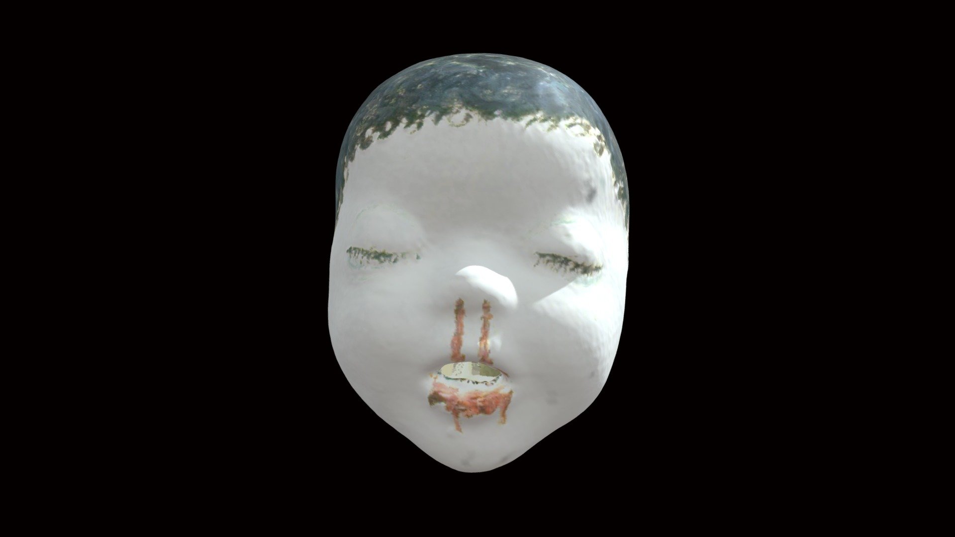 Creepy CPR Baby Doll Head (VCU_3D_6617) - 3D model by Virtual Curation ...