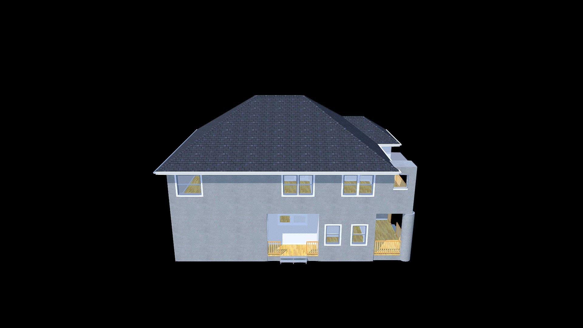 2-Storey Residence - 3D model by kbuami [7d619ae] - Sketchfab