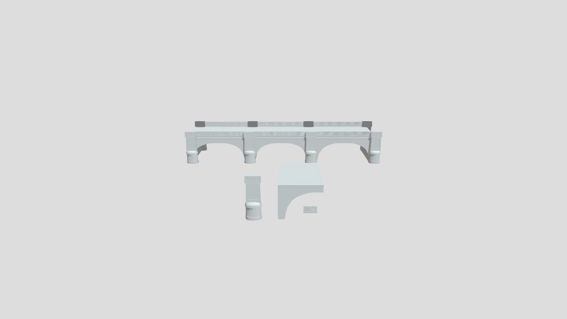 Modular Modeling Bridge - Download Free 3D model by sramir22 [7d61d2b ...