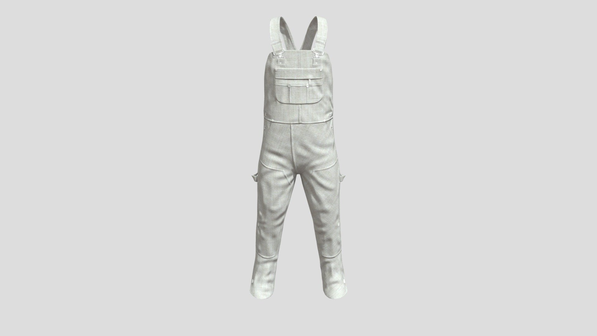 c.nv.s overalls plain - 3D model by roisinmullins [7d65ac8] - Sketchfab