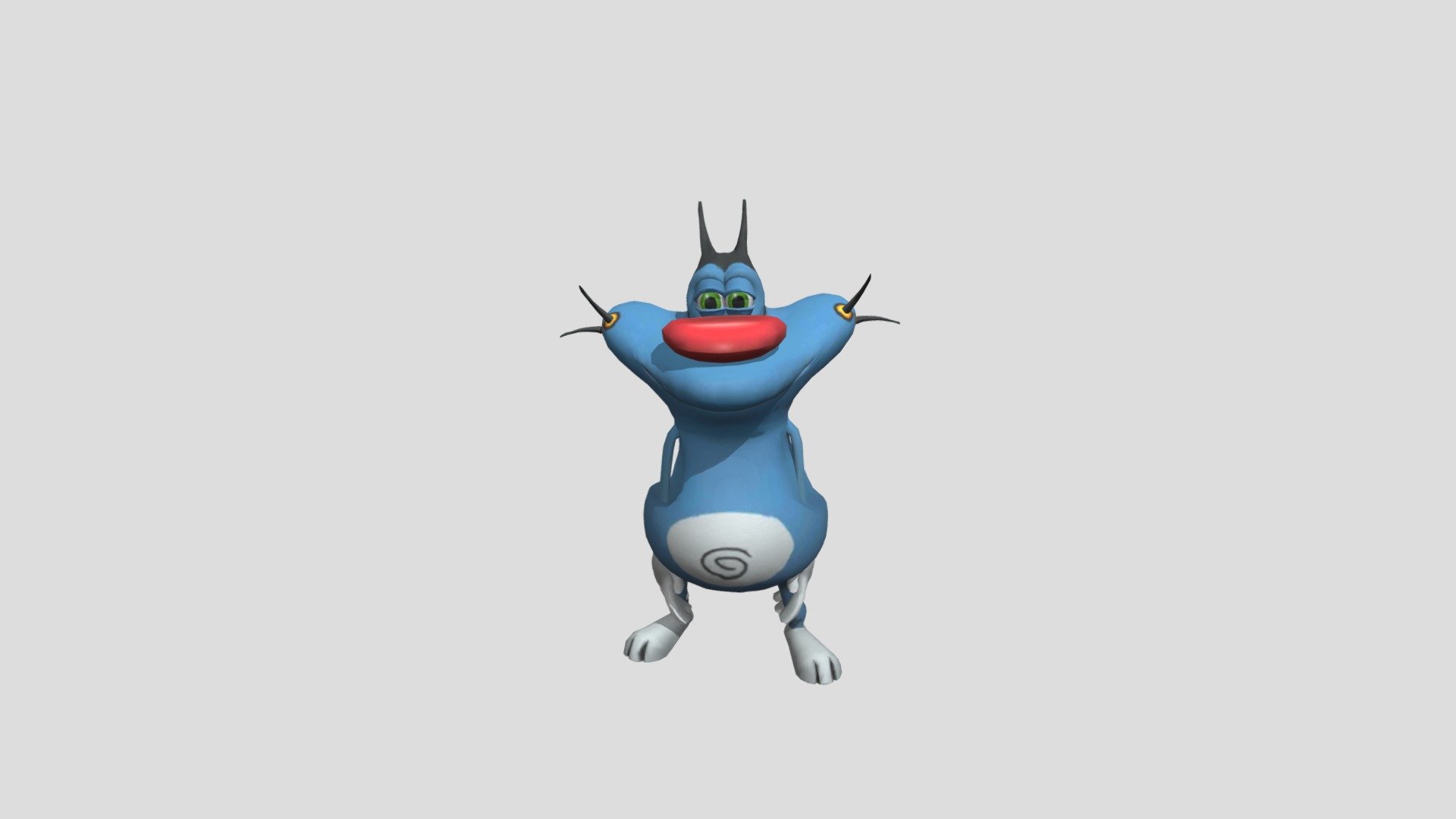 Oggy Gangnam Style - Download Free 3D model by 3D by Renato ...