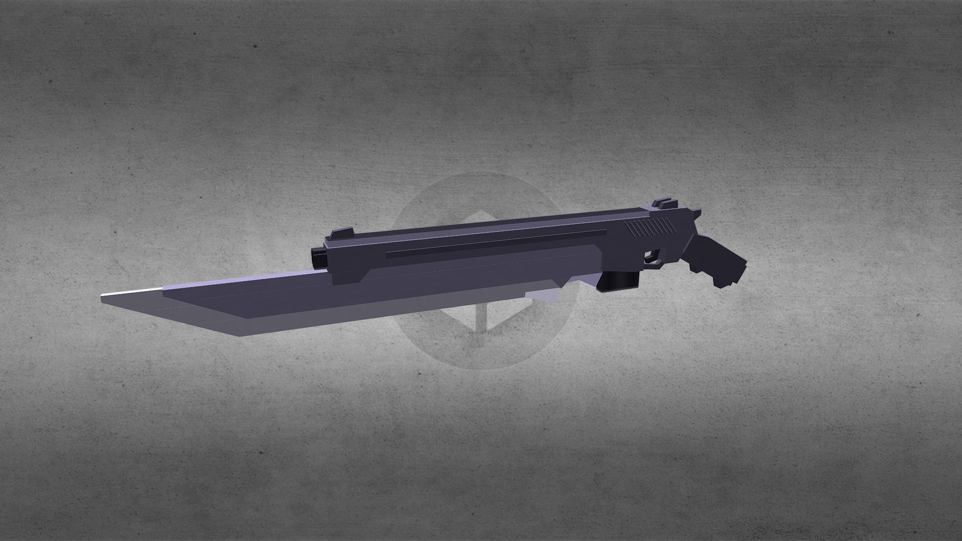 Gun Blade - 3D model by folgansky [7d685d1] - Sketchfab