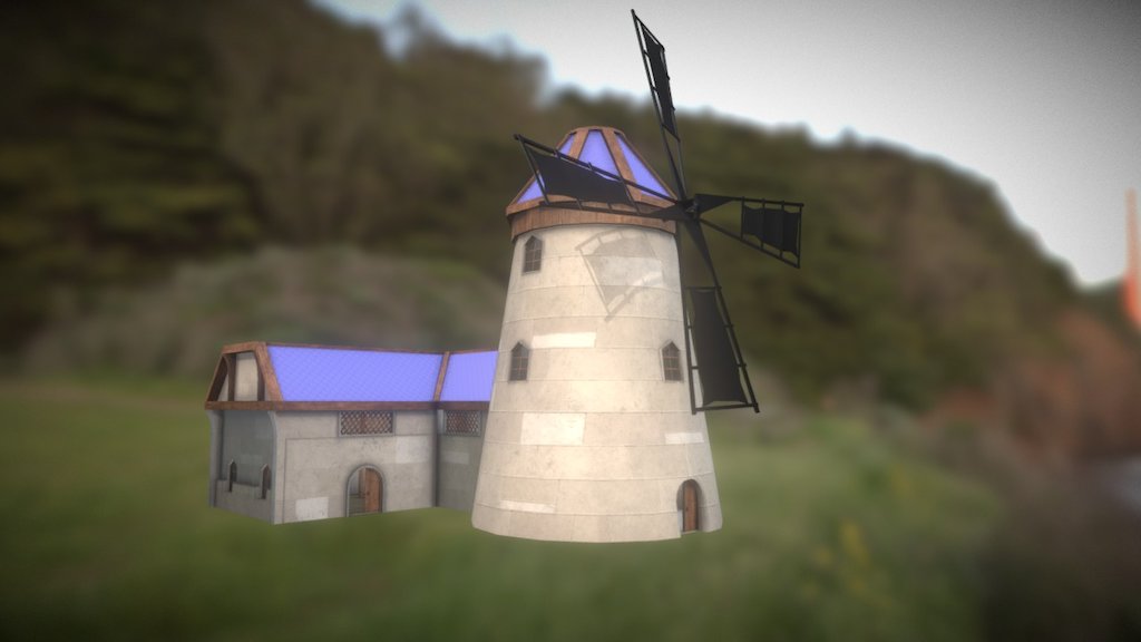 Windmill - 3D model by Craft Studios (@craftstudios) [7d690cc] - Sketchfab