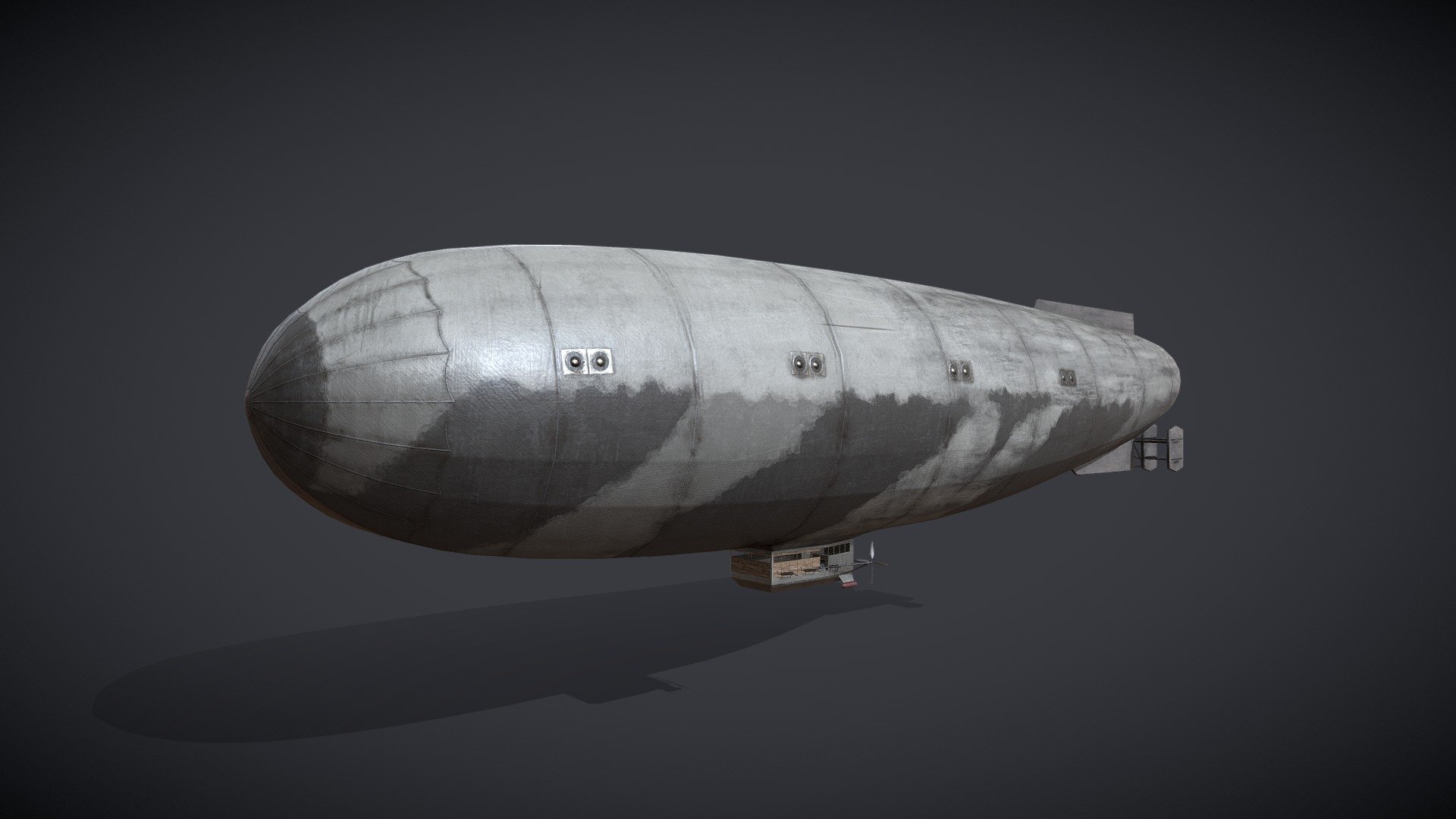 zeppelin - 3D model by Delta Reality (@deltareality) [7d6a6cb] - Sketchfab