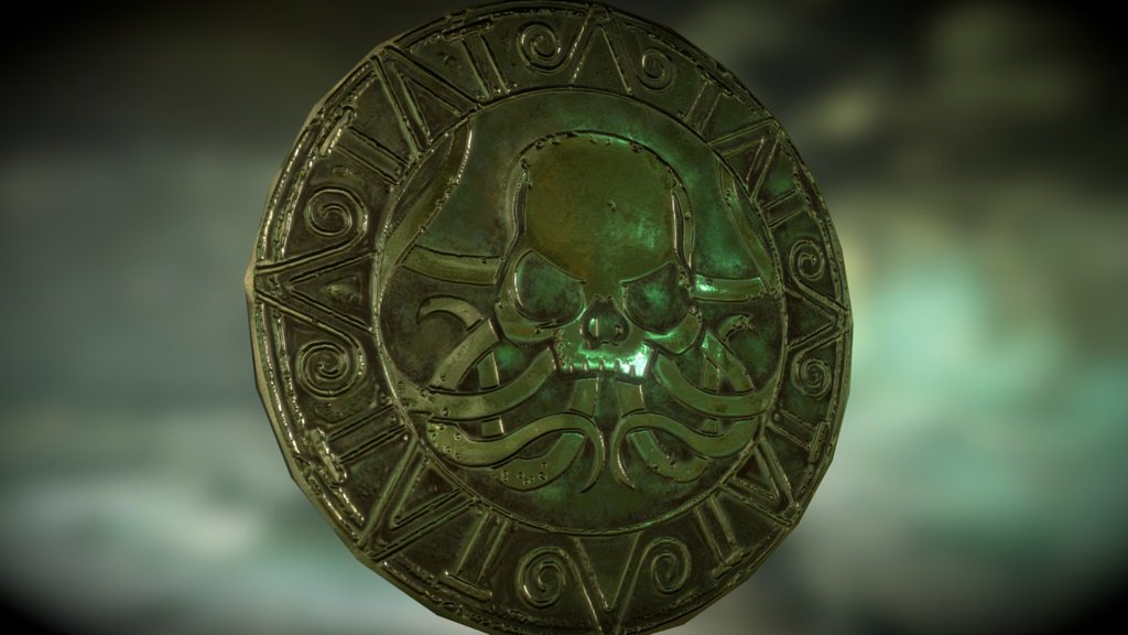 Golden Pirate Coin - 3D model by Matt Cstg (@mattcstg) [7d6aad9 ...