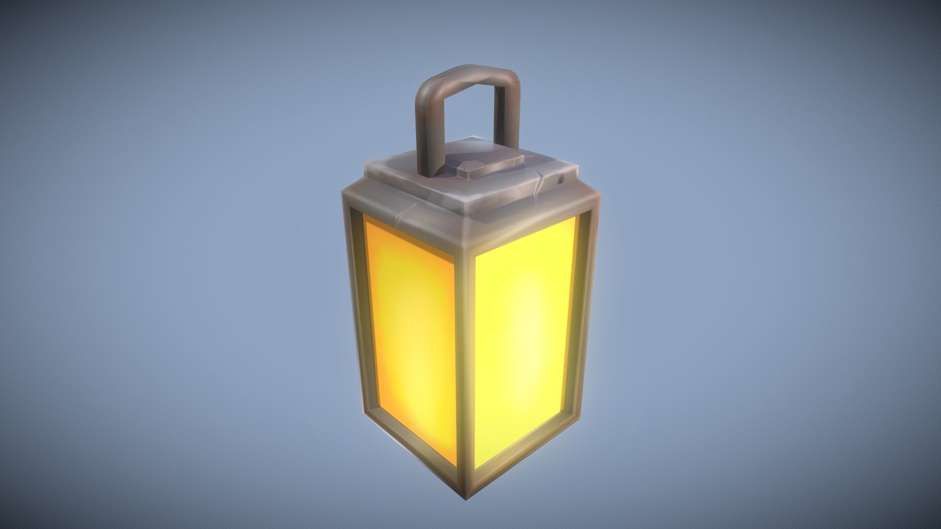 Simple Stylized Lantern (HandPainted) - Download Free 3D model by mojoGameDev [7d6c859] - Sketchfab