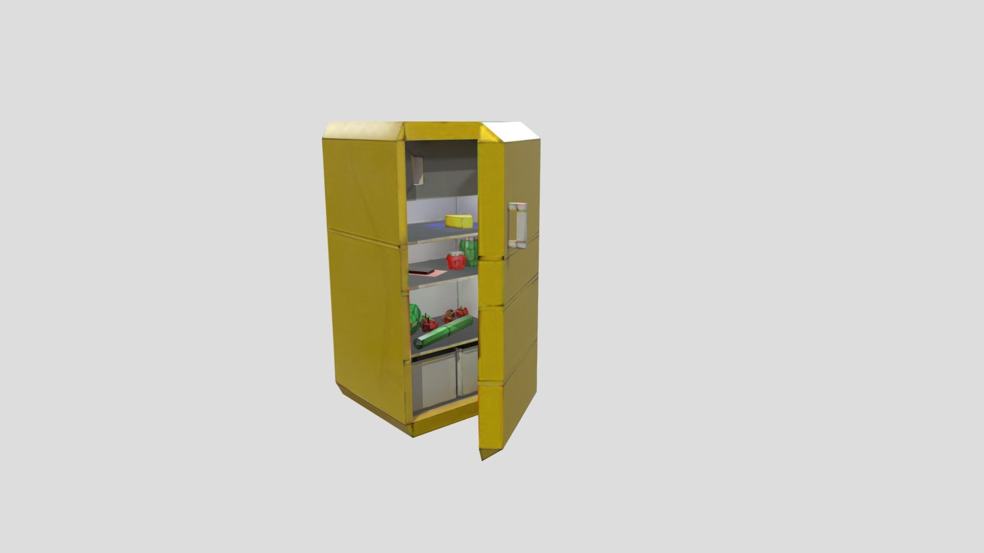Fridge - 3D model by Ada (@spassgirl3d) [7d6cf82] - Sketchfab