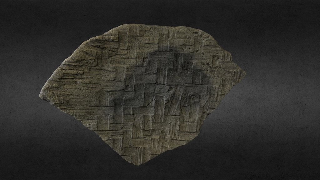 Neolithic matting imprint on pottery - 3D model by Calin Suteu ...