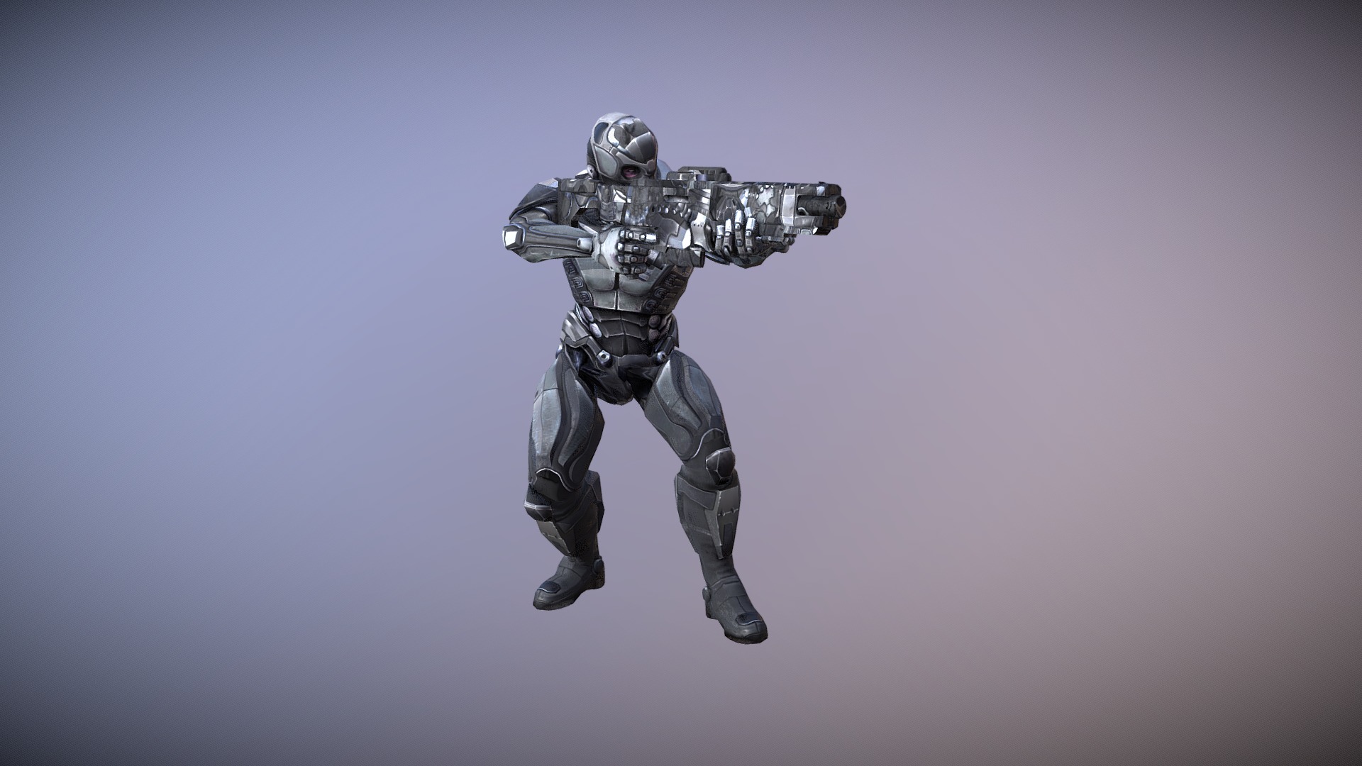 Alien Soldier Pose01 - 3D model by schm00 [7d6e693] - Sketchfab