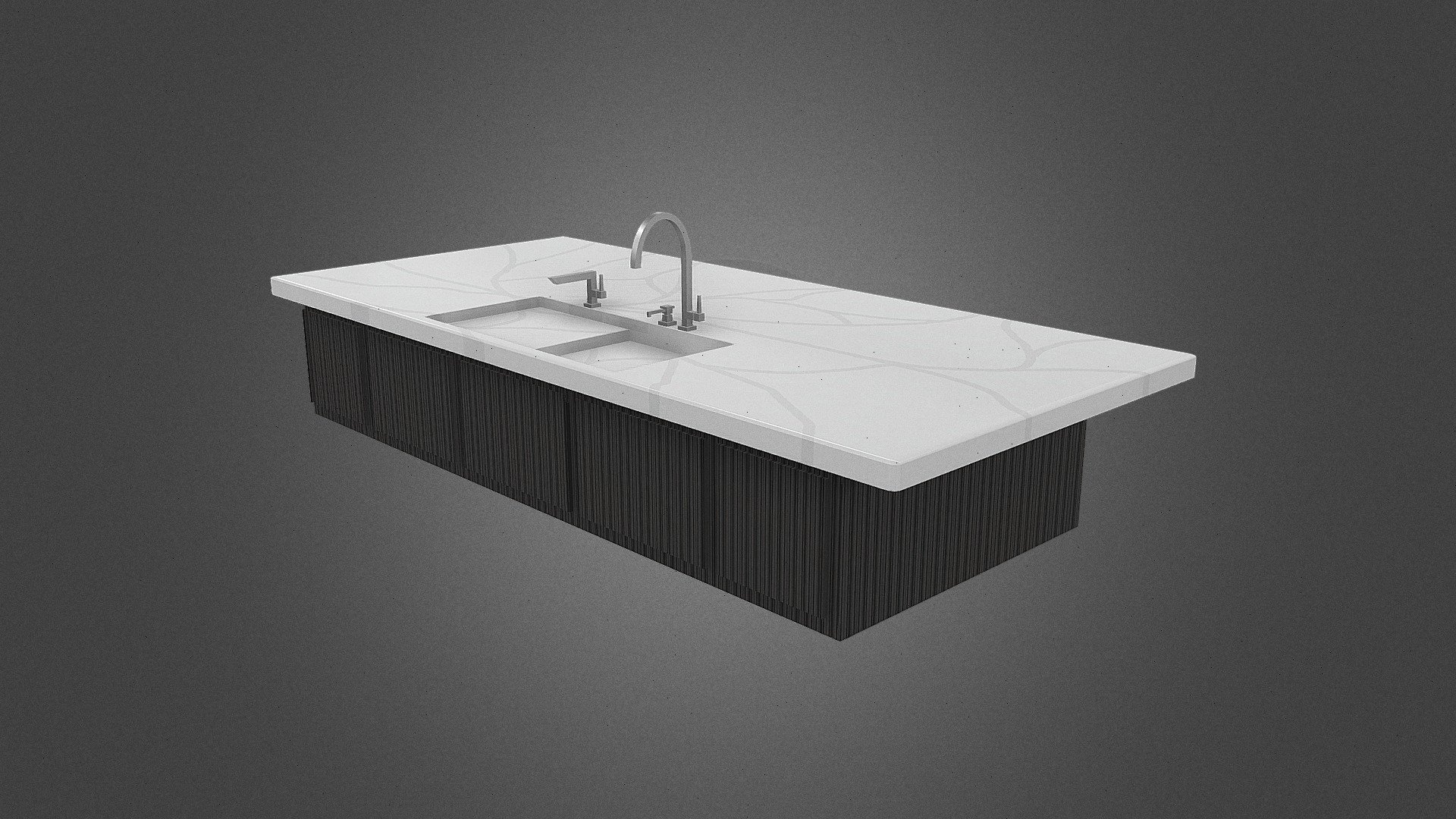 Modern Kitchen Island - 3D model by LC_3D (@lcopenhaver3608) [7d71f2c ...