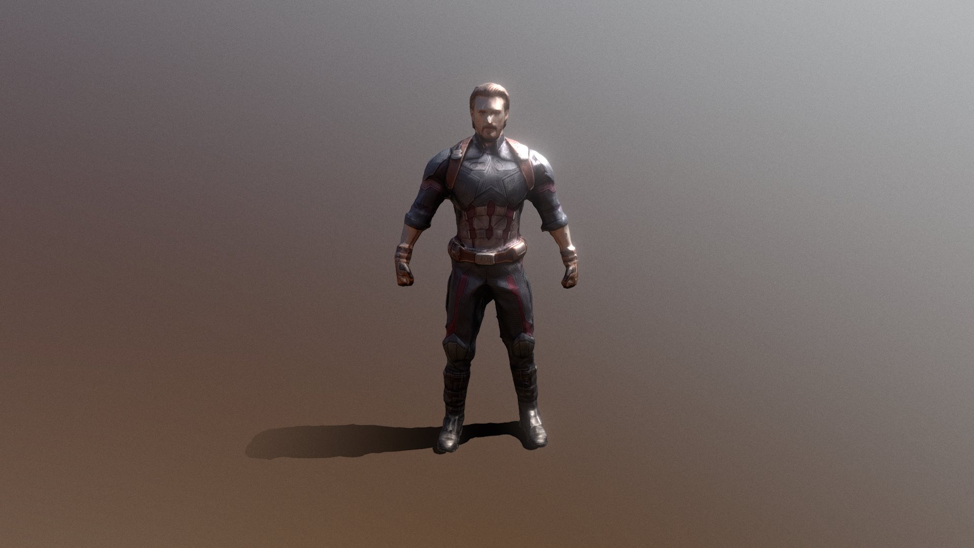 Captain America Infinity War (Alpha Release) - 3D model by beanmahfudt ...