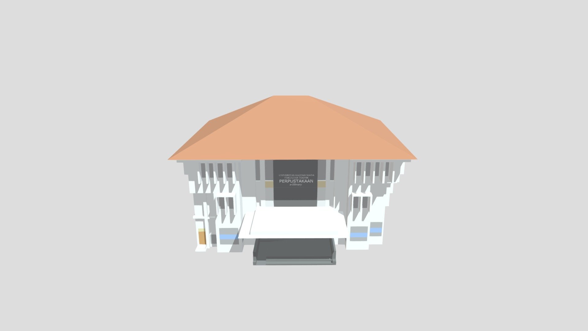 Perpustakaan Teknik UGM - Download Free 3D model by ilham.satria ...
