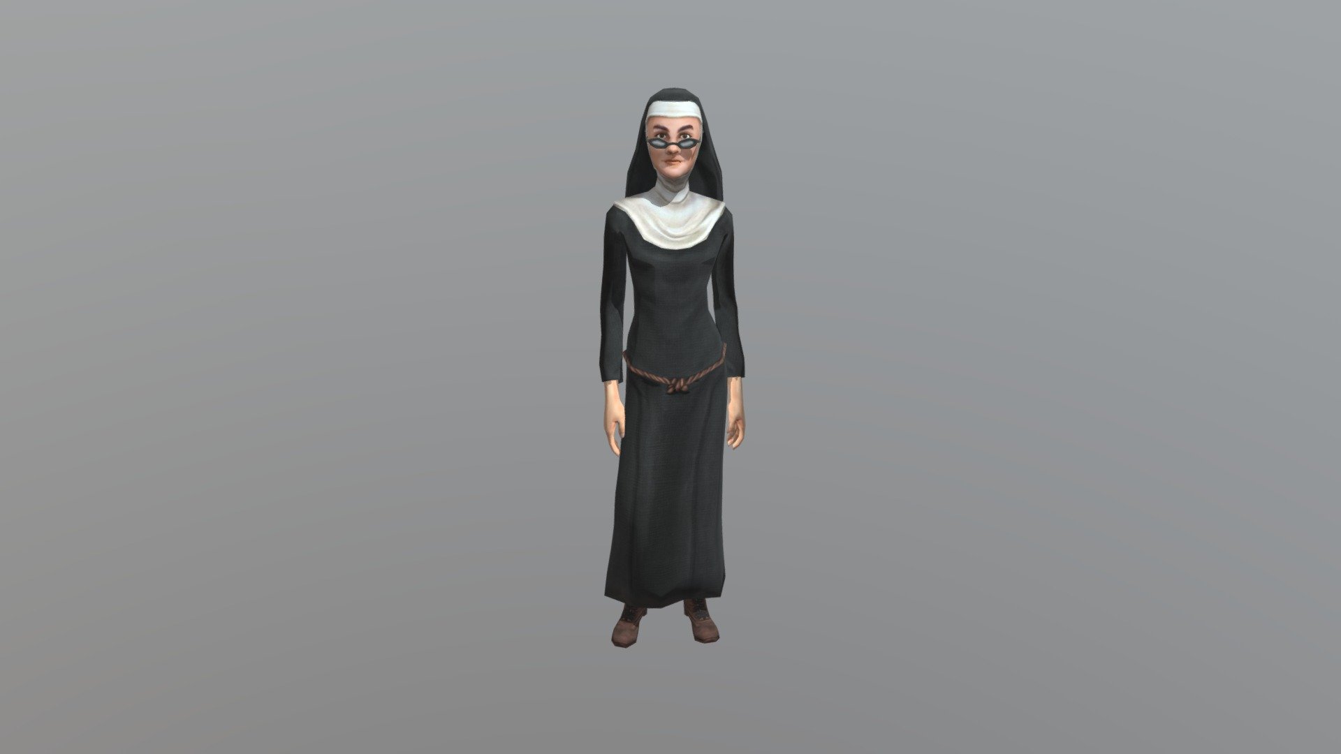 Evil nun 2 Mom Sister Nun - Download Free 3D model by habibcomel ...
