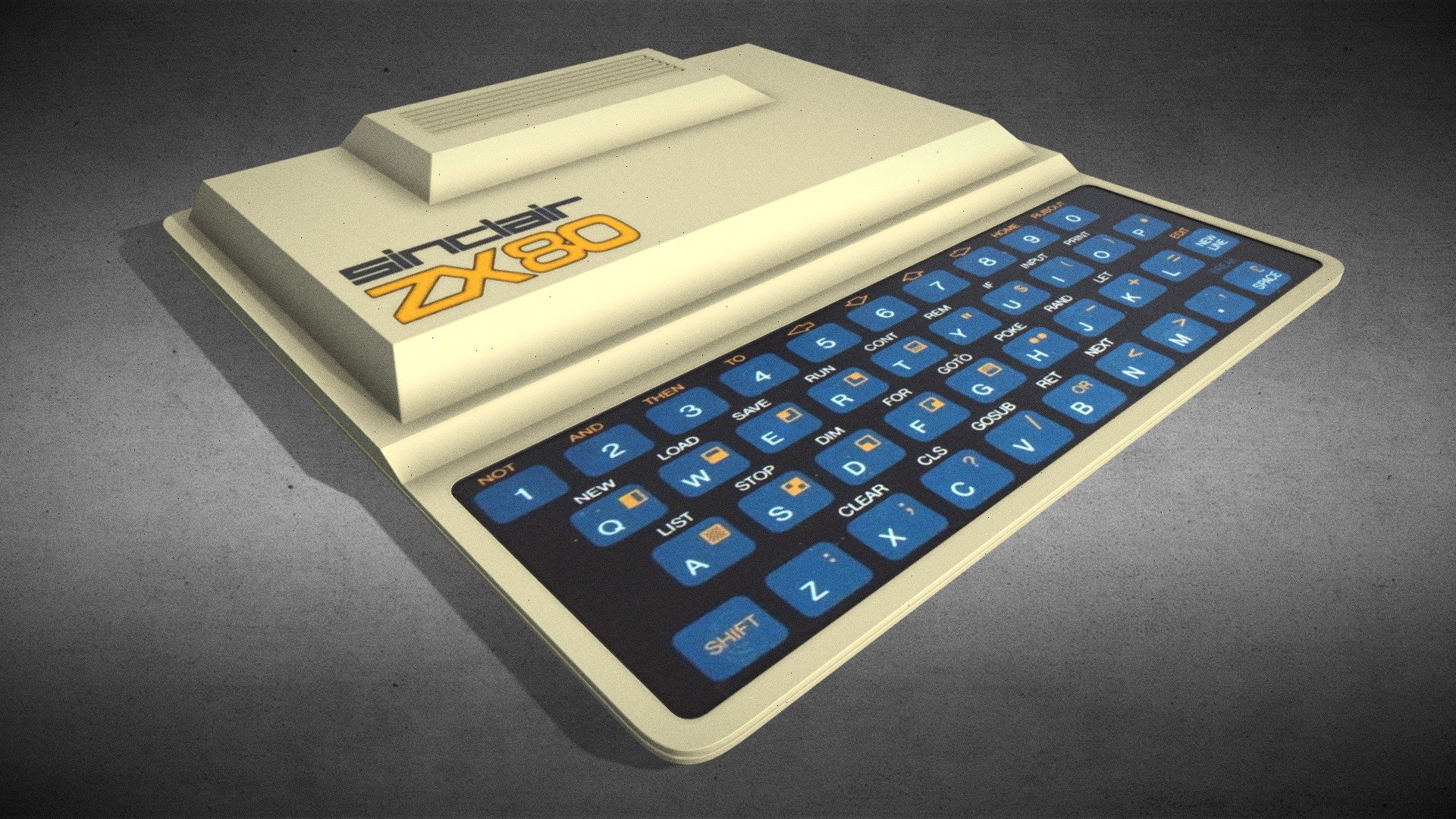 ZX80 - Buy Royalty Free 3D model by Nick Allan (@nickallan) [7d73d43 ...