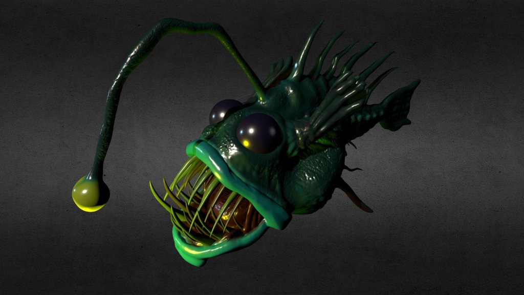 Angler Fish - 3D model by Andy Todd (@atodd19) [7d745e0] - Sketchfab