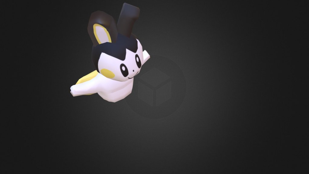 Emolga - 3D model by Almudena (@aaalmu97) [7d751a8] - Sketchfab